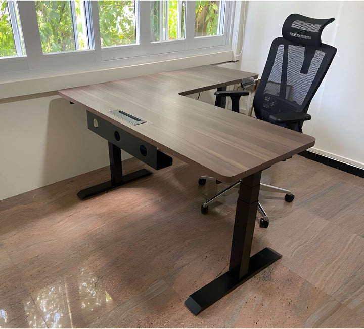 NOVA Triple Motor Electric Standing Desk 3 Legs | Mydesk.SG – MyDesk.SG