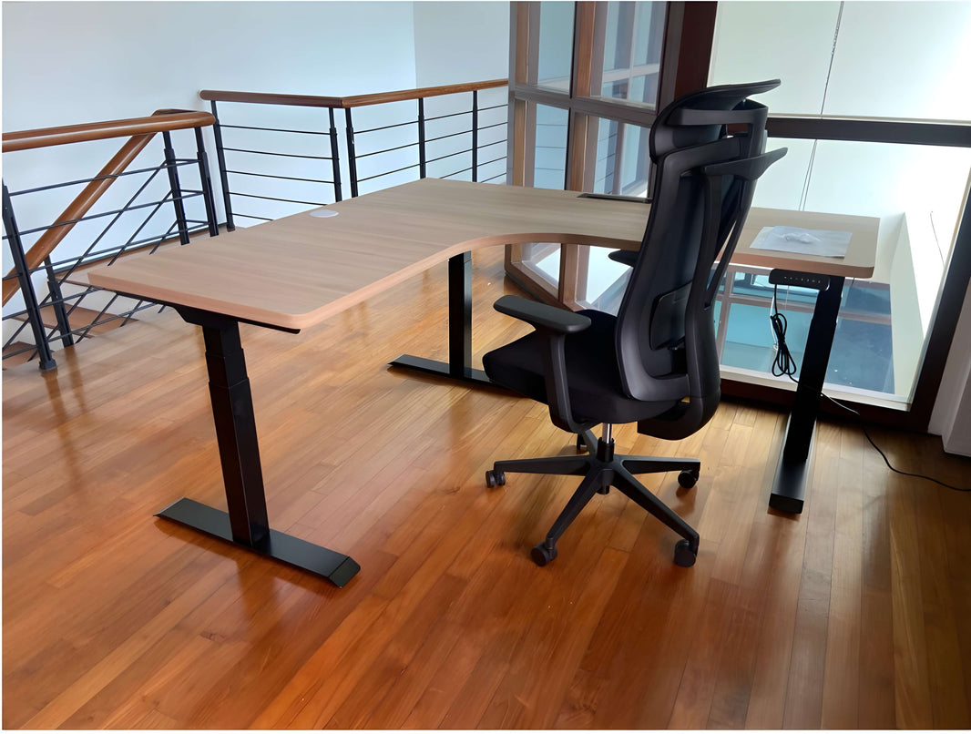 NOVA Triple Motor Electric Standing Desk 3 Legs | Mydesk.SG – MyDesk.SG